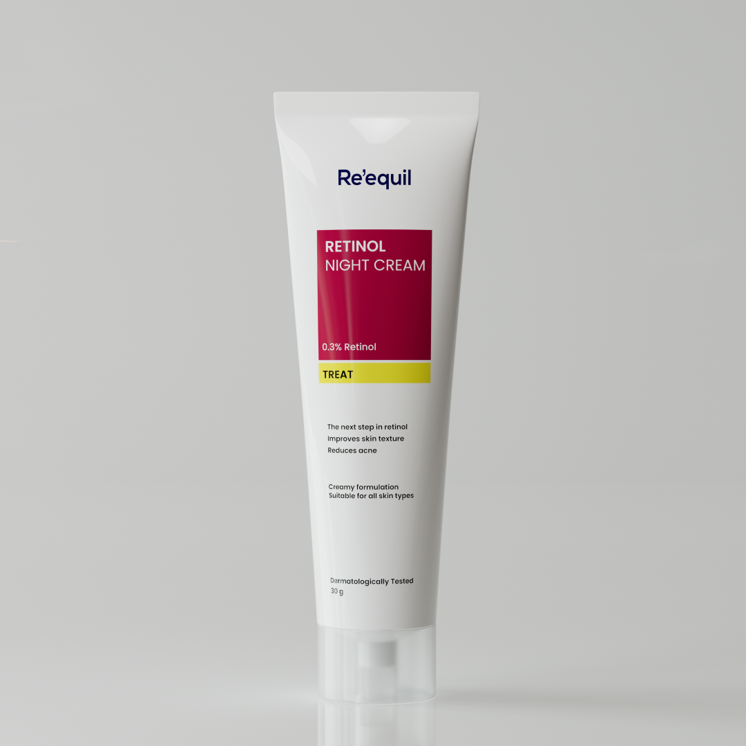 Buy Re’equil 0.3% Retinol Night Cream for Glowing Skin & Fine Lines ...
