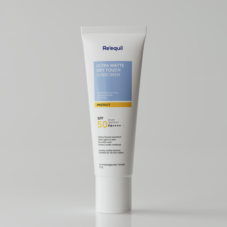 Buy Ultra Matte Dry Touch Sunscreen Gel SPF 50 PA++++ – Re'equil