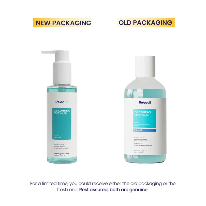 Buy Oil Control & Anti Acne Face Wash Online - Re'equil