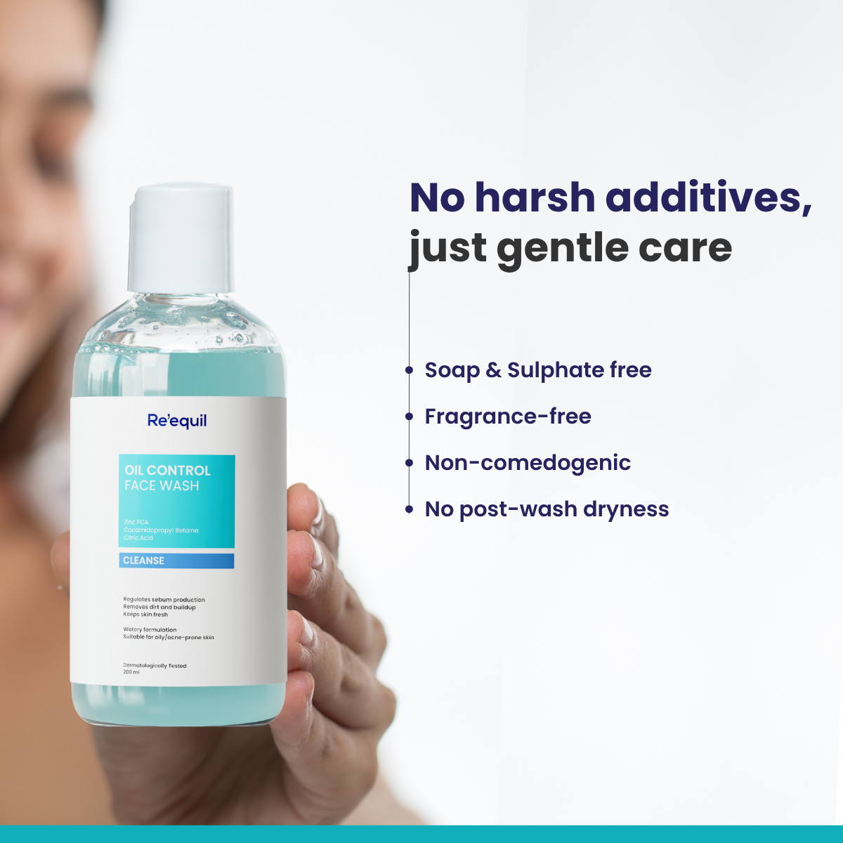 Buy Oil Control & Anti Acne Face Wash Online - Re'equil