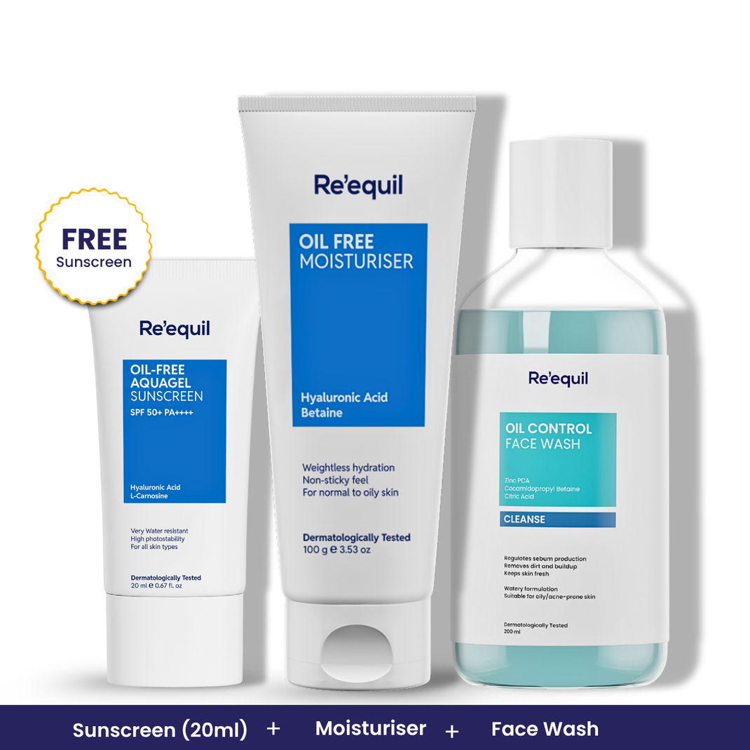 Moisturisers for Oily, Dry, Normal and Combination Skin by Re'equil