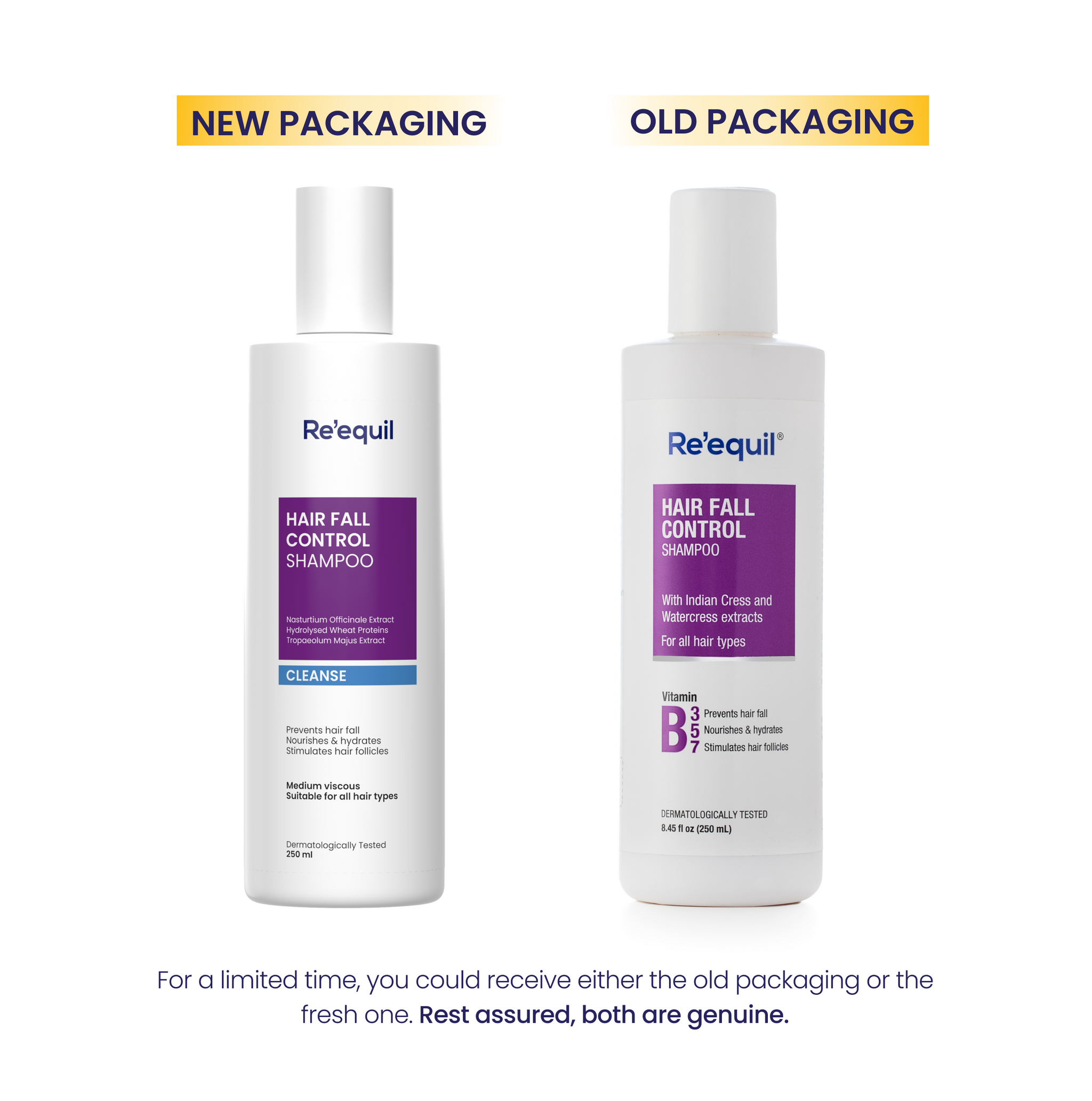 Buy Hair Fall Control Shampoo for Healthy Hair Online - Re'equil
