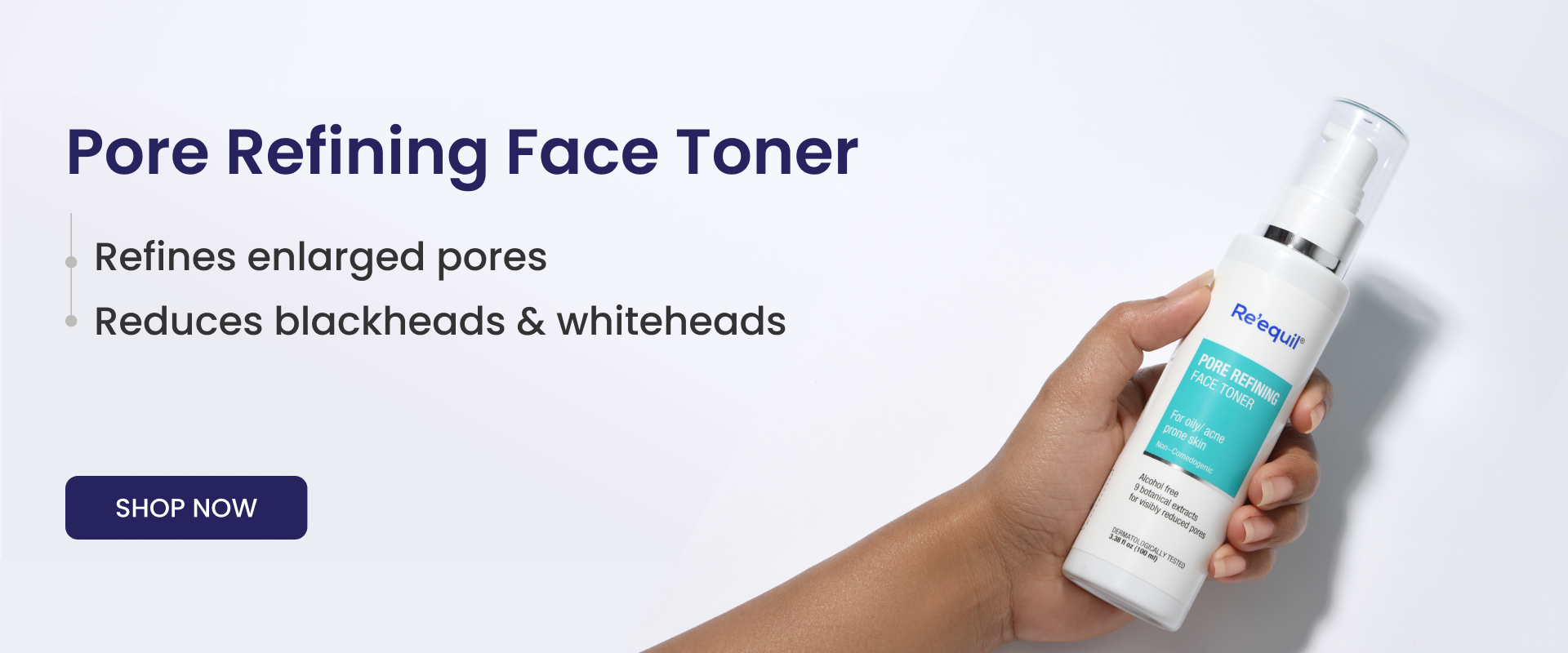 Face Toners for Enlarged Pores, Acne and Skin Brightening by Re'equil